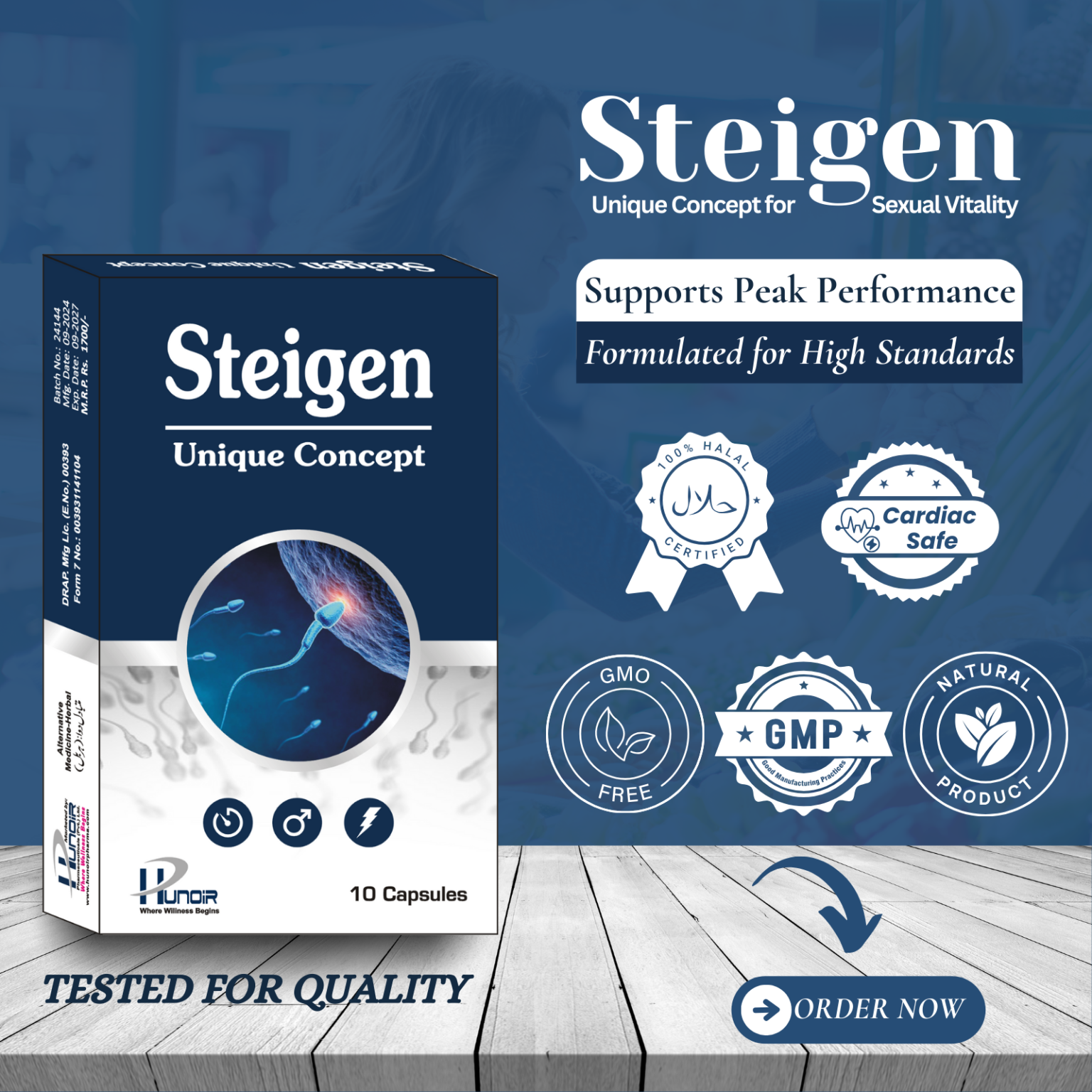Natural Erection Booster ; Steigen Capsules